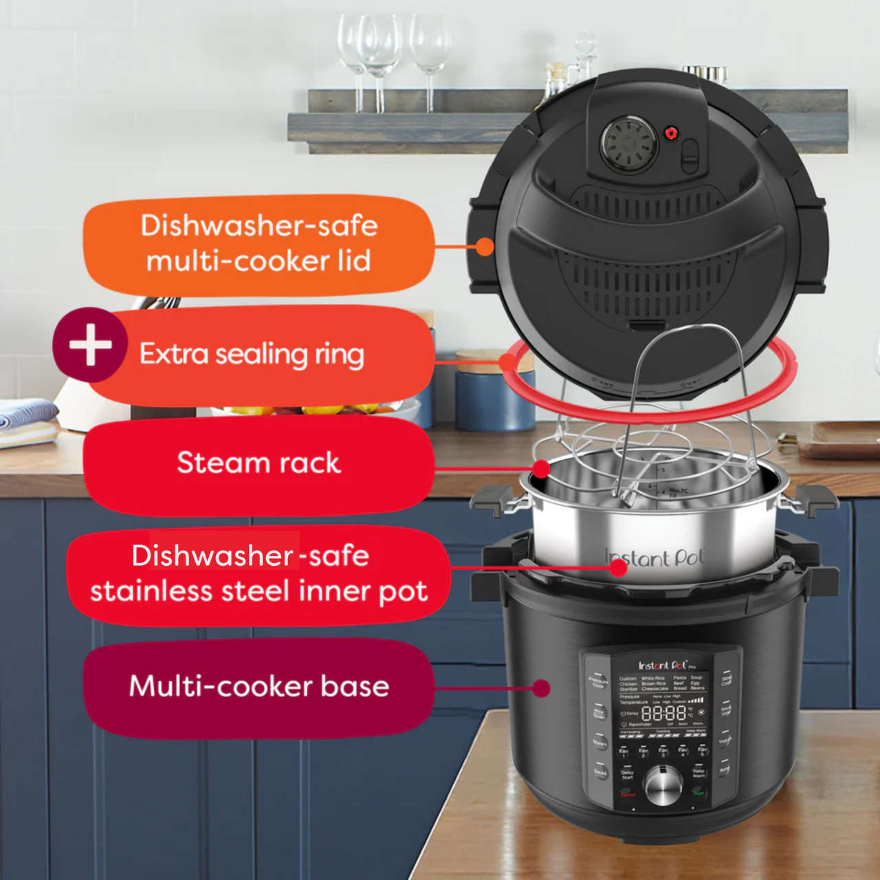 Instant Pot® Pro Multi Cooker 8L – Instant Pot Australia
